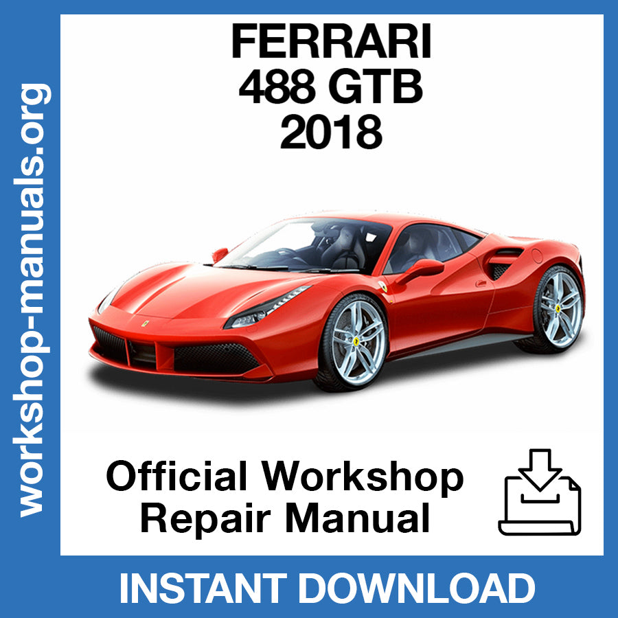 Ferrari 488 GTB (2018) Official Workshop Repair Manual – Workshop-Manuals