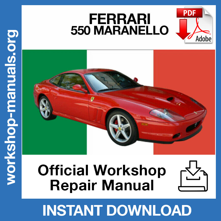 Ferrari 550 Maranello Official Workshop Repair Manual – Workshop-Manuals