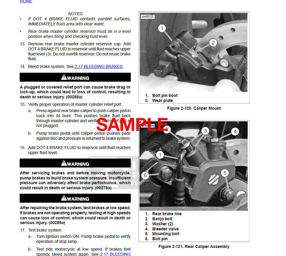 Harley-Davidson Touring (1984-1998) Official Workshop Repair Manual ...