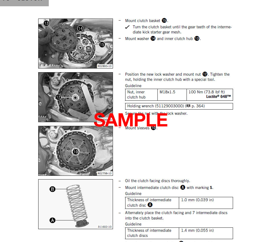 KTM 790 Duke (2018) Official Workshop Repair Manual – Workshop-Manuals