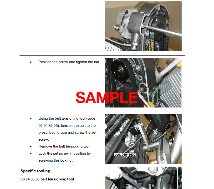 Moto Guzzi V11 Sport (1999-2003) Official Workshop Repair Manual ...