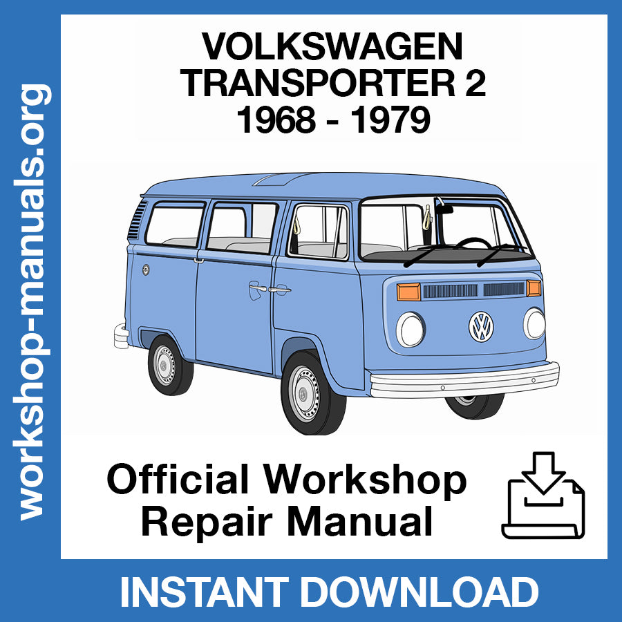 Volkswagen Transporter T2 (1968-1979) Official Workshop Repair Manual ...